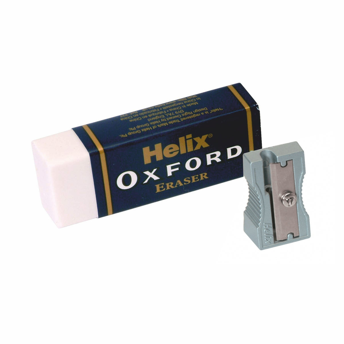 Helix Oxford Eraser & Sharpener Kit — Nametape Express
